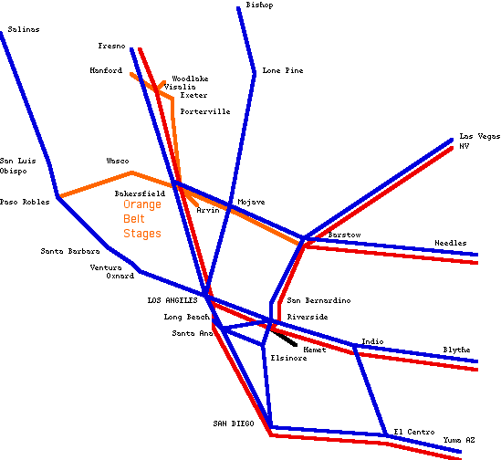 INTERCITY BUS ROUTES - HISTORY